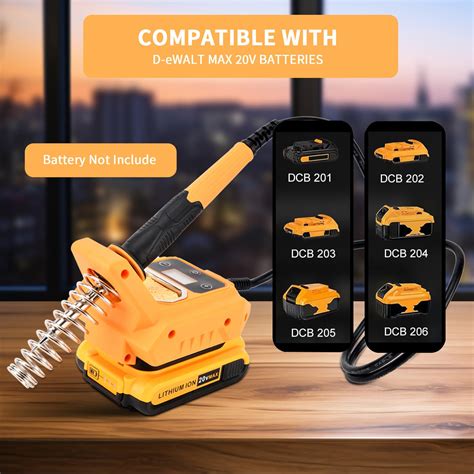 Station De Soudage Cordless Soldering Station For Dewalt 20v Max