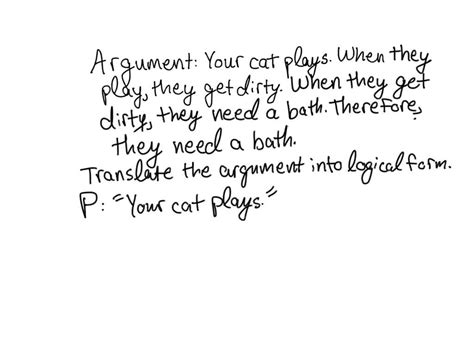 solved analyze the following argument by assigning appropriate