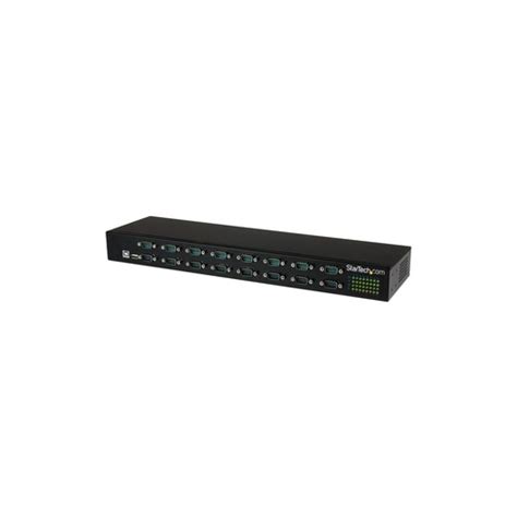 StarTech USB To Serial Hub 16 Port COM Port Retention Rack Mount And Daisy Chainable