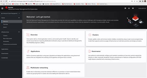 Install The Rhacm Operator Import An Existing Cluster Deploy A New