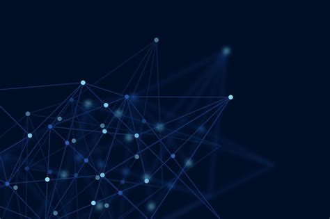 Premium Vector Abstract Geometric Background And Connecting Dots And