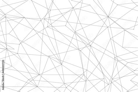 network abstract connection isolated on white background network technology background with