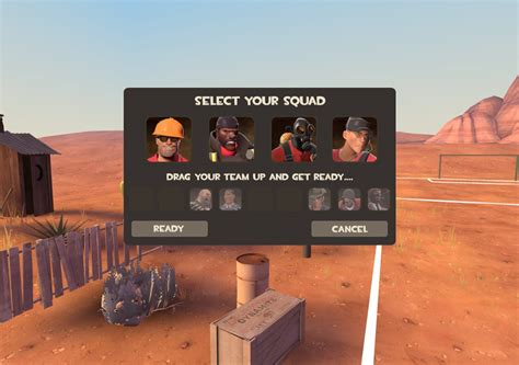 Squad Selection Menu Image Source Sports Mod For Team Fortress 2 Moddb