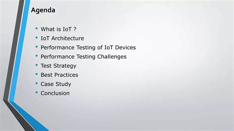 Performance Testing Internet Of Things Pptx