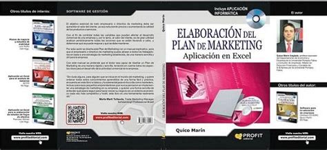 Elaboracion Del Plan De Marketing Aplicacion En Excel 9788415330547