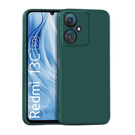 Space Cloth Silicon Case For Xiaomi Redmi C G Green