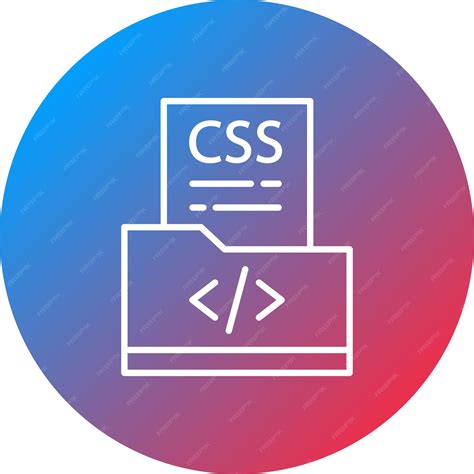 Premium Vector Css File Icon Vector Image Can Be Used For Coding And Development