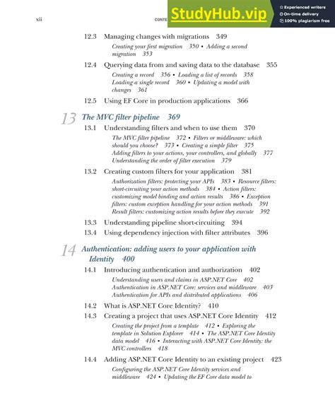 ASP NET Core In Action Pdf Web Design And HTML Internet