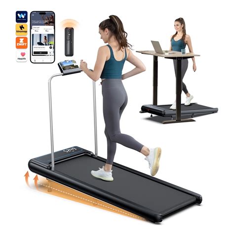 Yzrun 10 Incline Treadmill Walking Pad With Handle Bar Portable