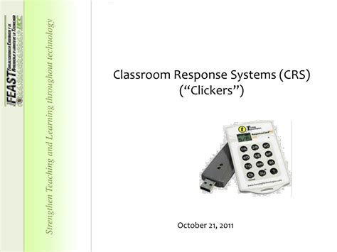 Ppt Classroom Response Systems Crs “ Clickers ” Powerpoint Presentation Id 4327180