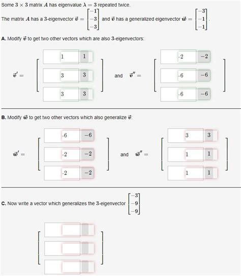 Solved Some 3×3 Matrix A Has Eigenvalue λ3 Repeated Twice
