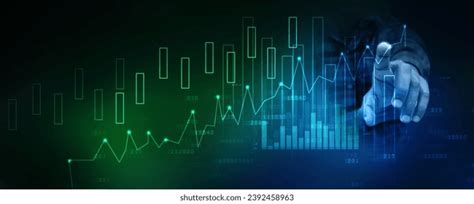 「financial Graph Chart Business Data Analytics」のai生成画像、2340573103 Shutterstock