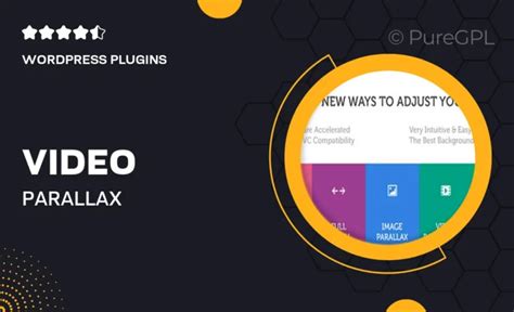 Video And Parallax Backgrounds For Visual Composer