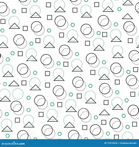 Minimalist Pattern With Geometric Shapes Stock Vector Illustration Of Paper Element 73374226