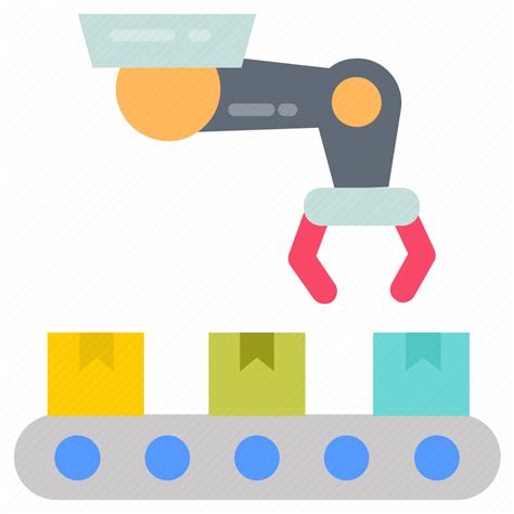 Robotic Conveyor Robot Machine Artificial Intelligence Icon Download On Iconfinder