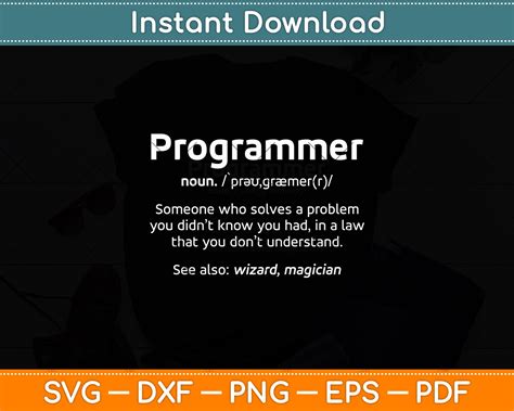 programmer meaning definition computer science and coding svg cut file