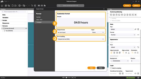 Formating Values