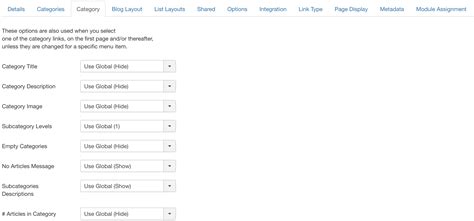 Help310menus Menu Item Article Categories Joomla Documentation