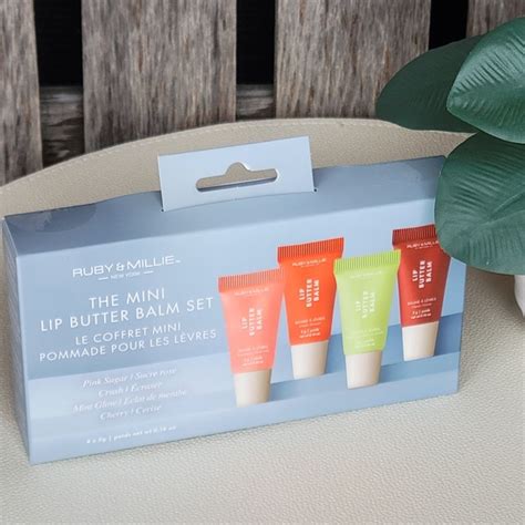 Ruby And Millie Makeup Ruby Millie New York Mini Lip Butter Balm Set