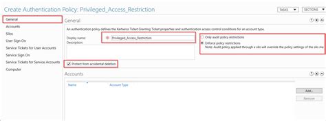 Active Directory Authentication Policies And Authentication Policy