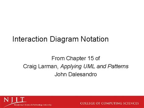 Interaction Diagram Notation From Chapter 15 Of Craig