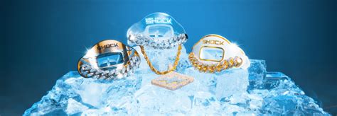 Iced Out Collection Shock Doctor Tagged Mouthguard Typemax
