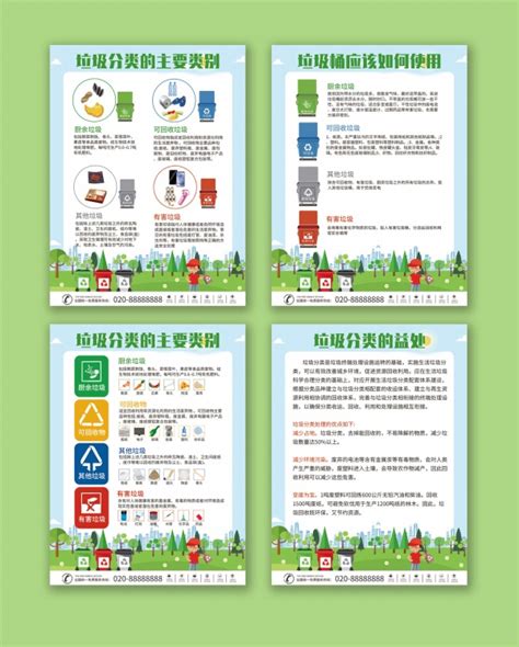 垃圾分类宣传海报 素材cnn