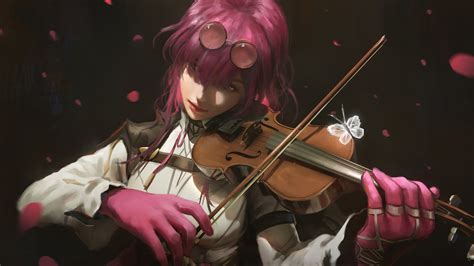 Kafka Honkai Star Rail Violin Music 4k Wallpaper Pixiewall