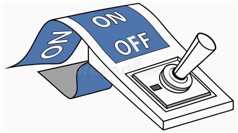 light switch panel on off electrical control and user interface vector design generative ai