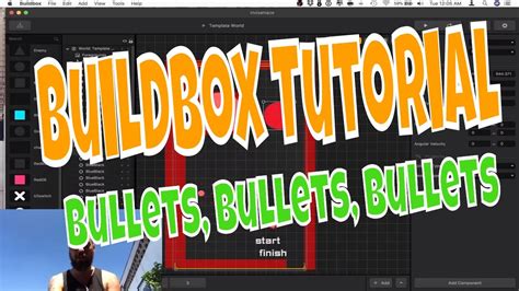 buildbox 2 tutorial 012 enemy and character bullets youtube