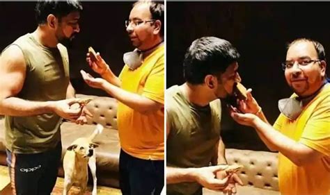 See Pics How Former India Captain Ms Dhoni Celebrated His 39th