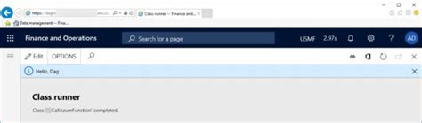Call An Azure Function From Dynamics 365 For Finance And Operations Dag Calafell Iii