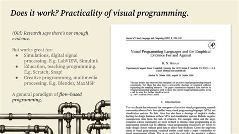 Visual Programming Interfaces