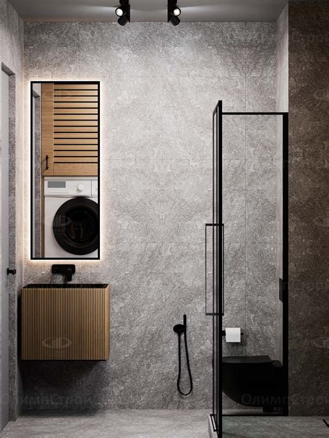 Дизайн интерьера студии 25 кв м в современном стиле ЖК Западный Порт