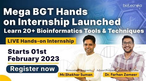 biotecnika on linkedin bioinformatics internship