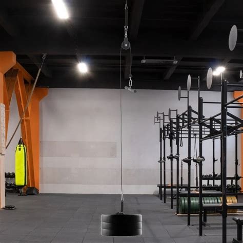 Gym Cable Attachment Pulley System Machine Pull Down Rope Lifting