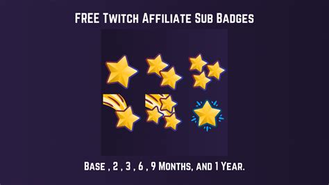 Fatsacks Freebies 01 Free Twitch Affiliate Sub Loyalty Badges