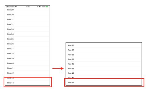 Ios Pinning The Bottom Cell Of A Tableview On Rotation Stack Overflow