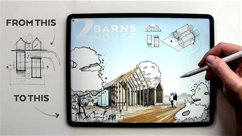 How I Develop Architectural Concept In Procreate Youtube