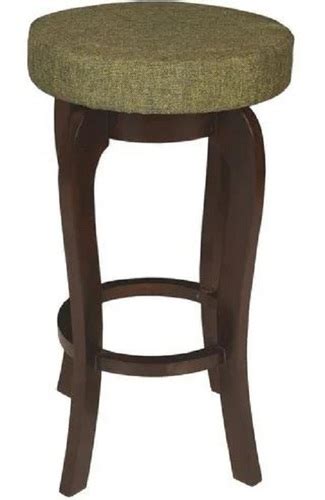 Machine Made Leather Seat Oak Finish Wooden Bar Stool At Best Price In
