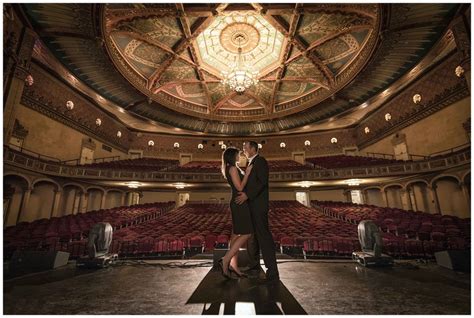 Warnors Theatre Fresno Engagement Lindsay John