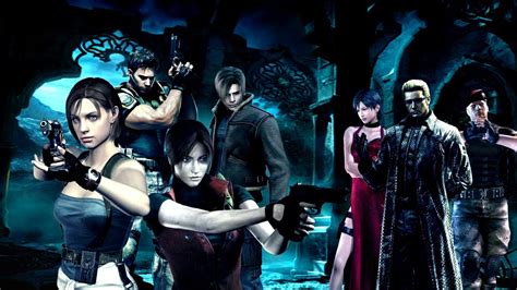 Resident Evil Game Characters Albert Wesker Ada Wong Wallpaper