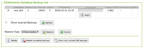 recover dropped tables with virtual access restore in exasol pickleball spielen