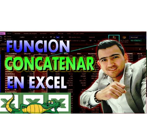 Como Unir texto de varias celdas de Excel a una sola con la Función CONCATENAR y AMPERSAND