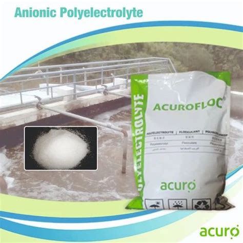 Anionic Polyelectrolyte White Packaging Size 10kg Grade Standard