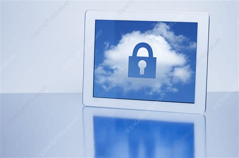 Secure Tablet Illustration Stock Image C028 1194 Science Photo Library