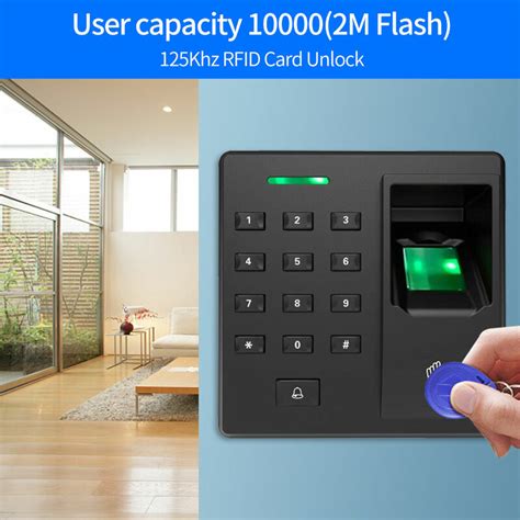 Biometric Fingerprint Scanner Access Control Keypad Standalone With Relay Rfid 125k Wiegand