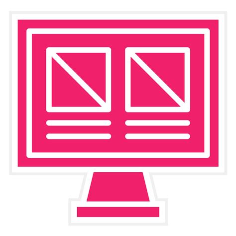 Premium Vector Vector Design Wireframe Icon Style