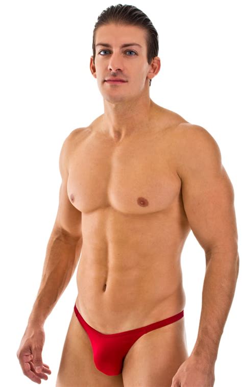 M54 Mens Classic Rio Bikini Solid Sheer Semi Sheer Skinzwear