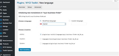 Translating Plugin Wyzi Toolkit Wyzi Documentation